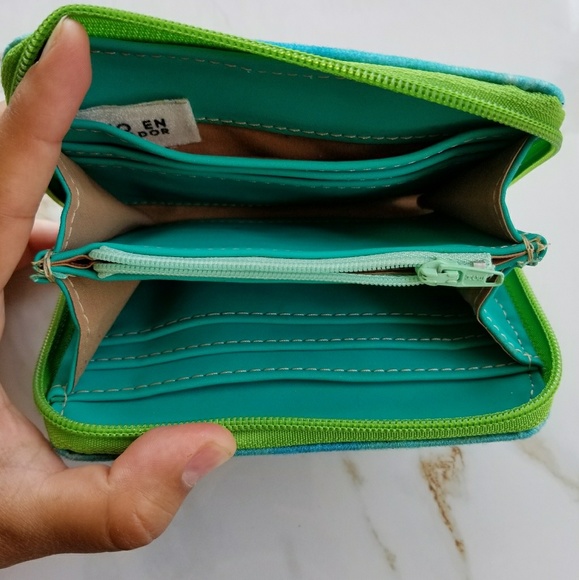 Maca | Bags | Maca Small Felt Colorful Seashell Wallet | Poshmark